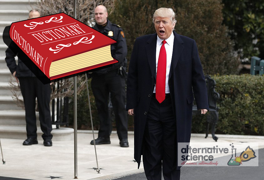 President Trump Orders Dictionary to Change "Checks and Balances" to ...